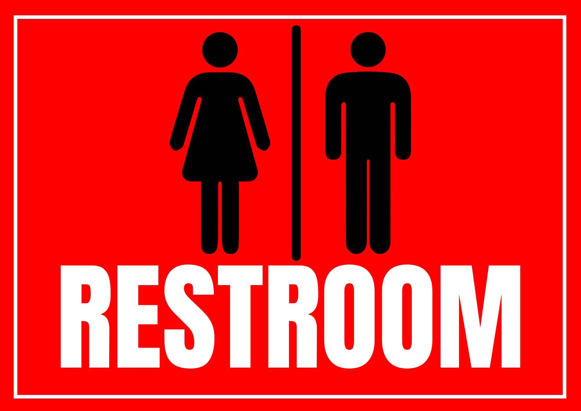 Restroom Signage / Comfort Room Signage A4 Size Laminated | Lazada PH