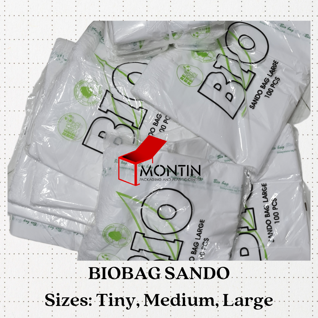 Bio Bag Sando White Plastic (100pcs per pack) | Lazada PH