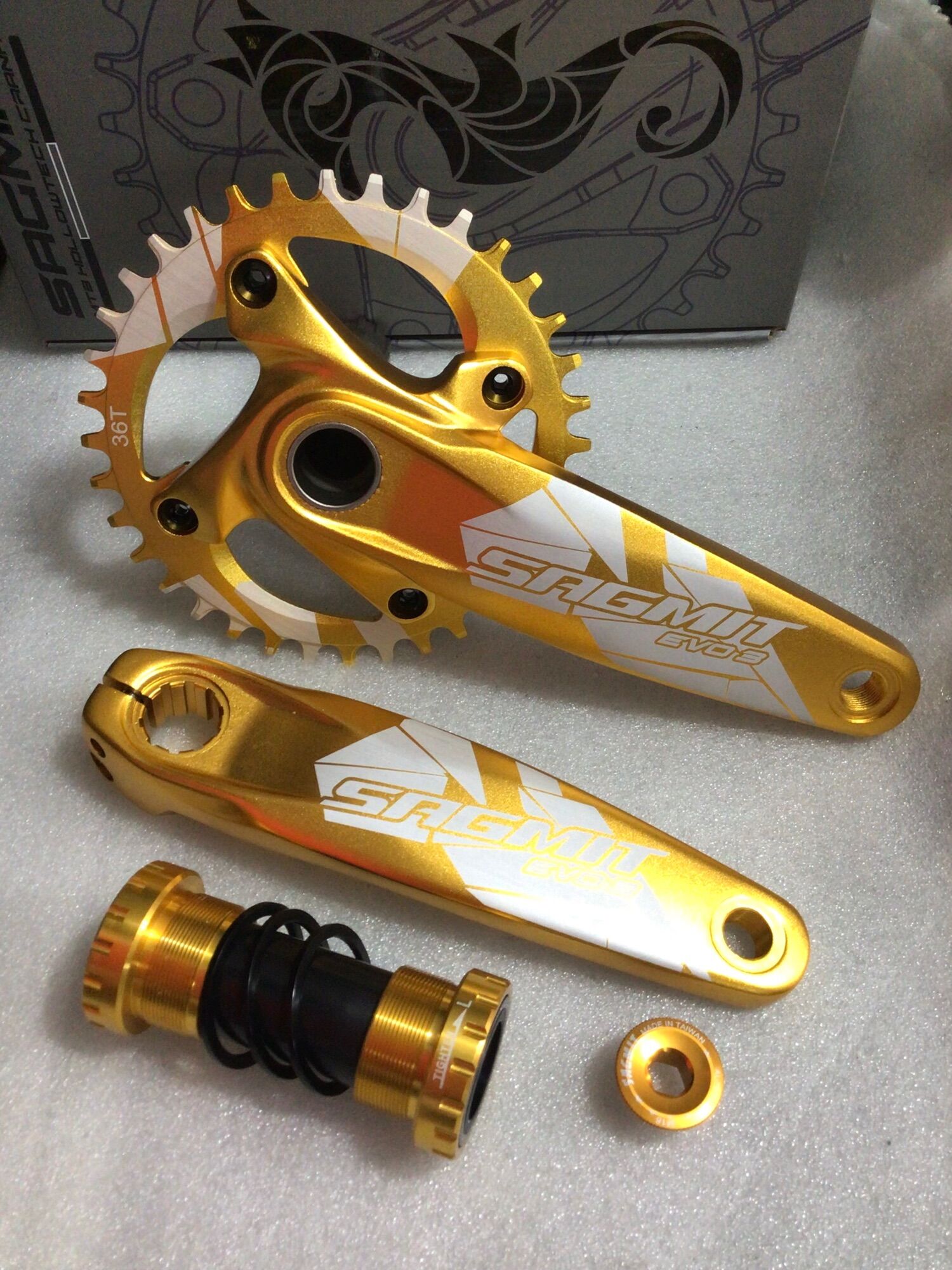 Sagmit Evo 3 Hollowtech Crankset with BB, 1x 36T | Lazada PH