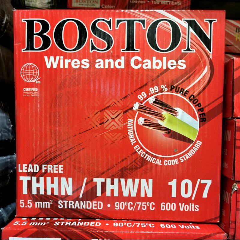 Boston THHN / THWN Stranded Wire 5.5mm (#10/7) 10/7 5.5mm² #10 ...