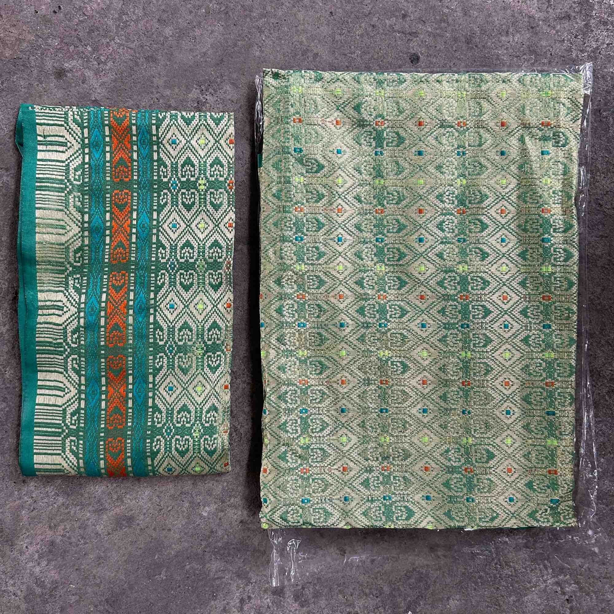 BATIK Fabric Sash | Songket Cloth Textile | Batik Metallic Gold ...