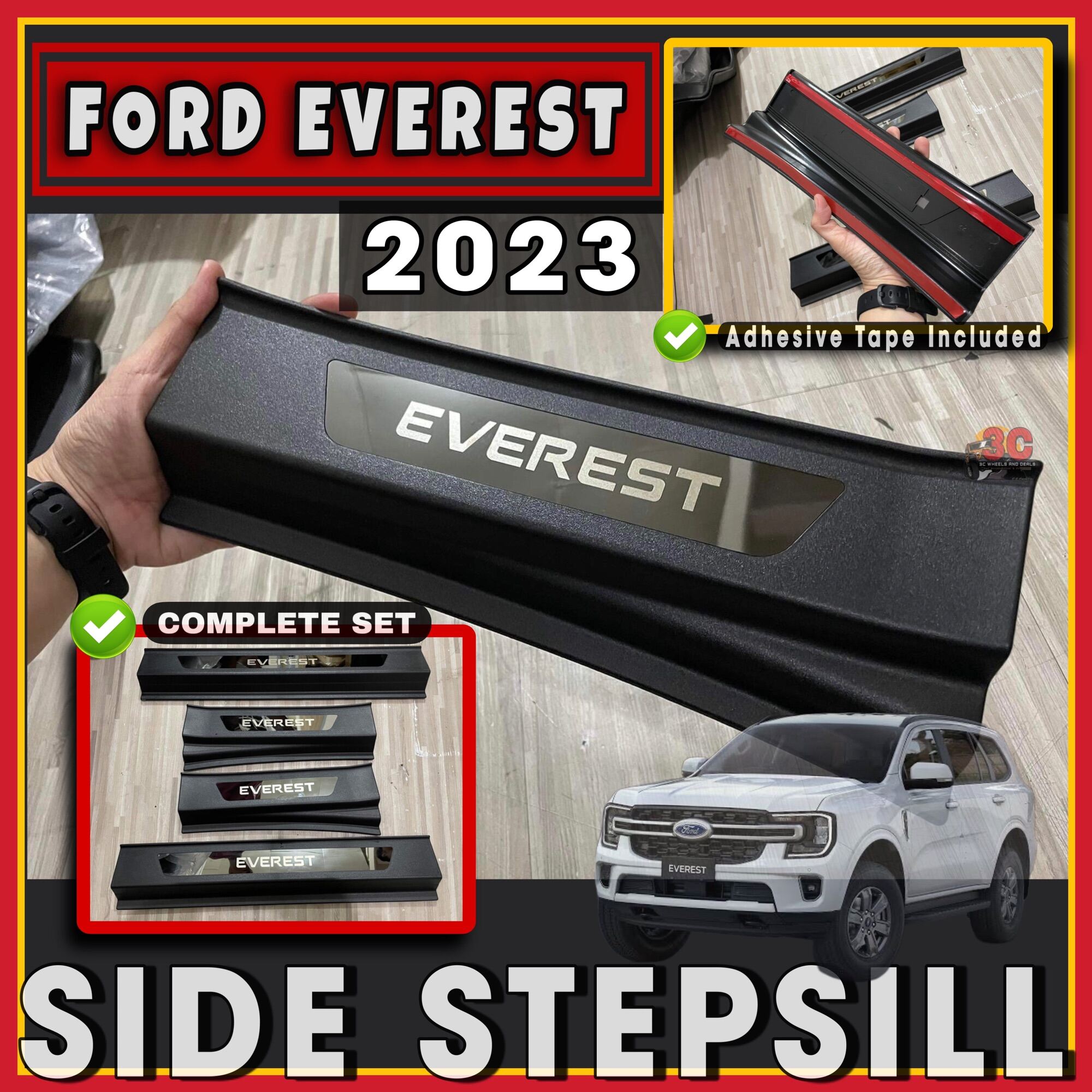 FORD EVEREST 2023 SIDE STEP SILL (next-gen ford everest 2023 ...
