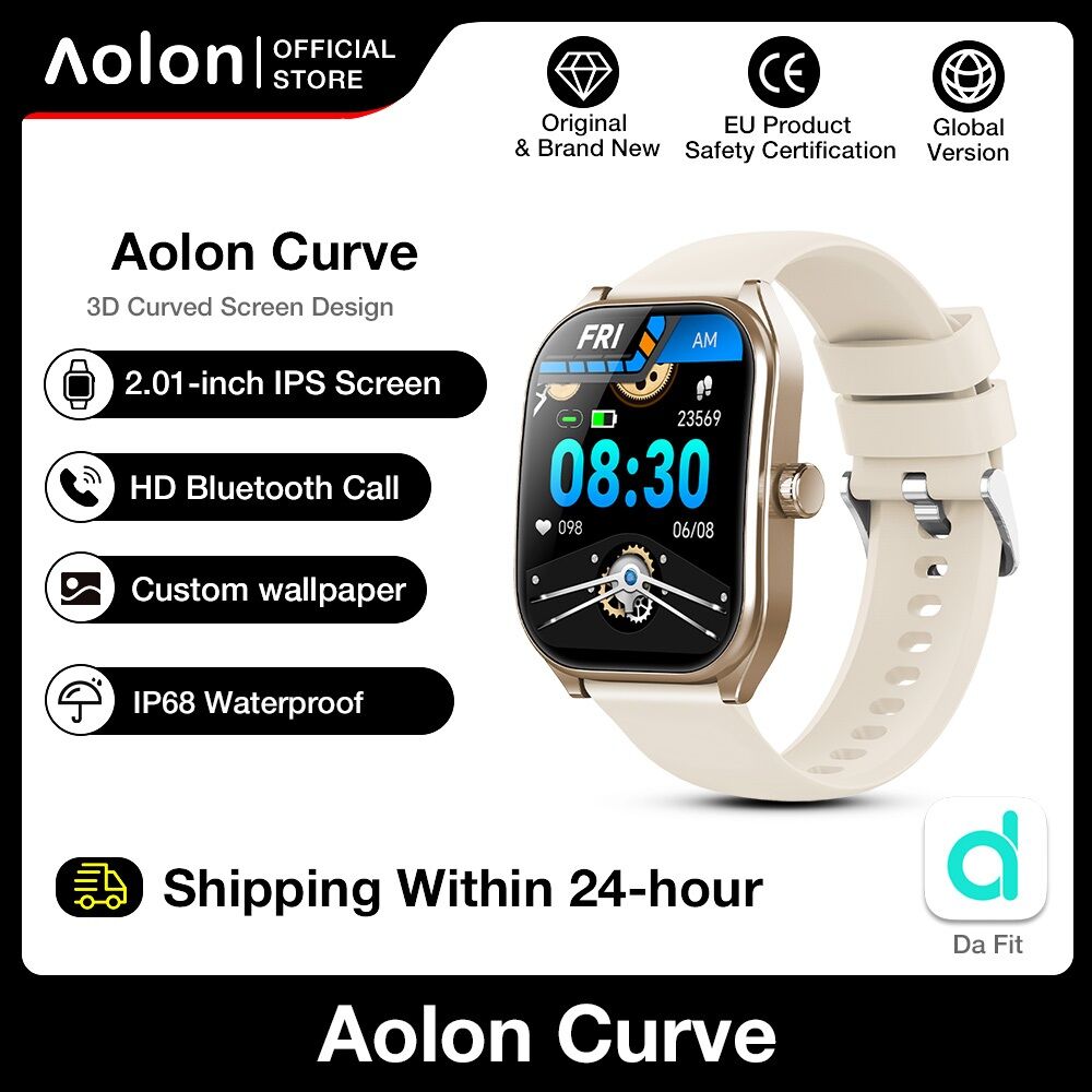 Aolon Curve Smart Watch for Men IP68 Waterproof original Smartwatch ...