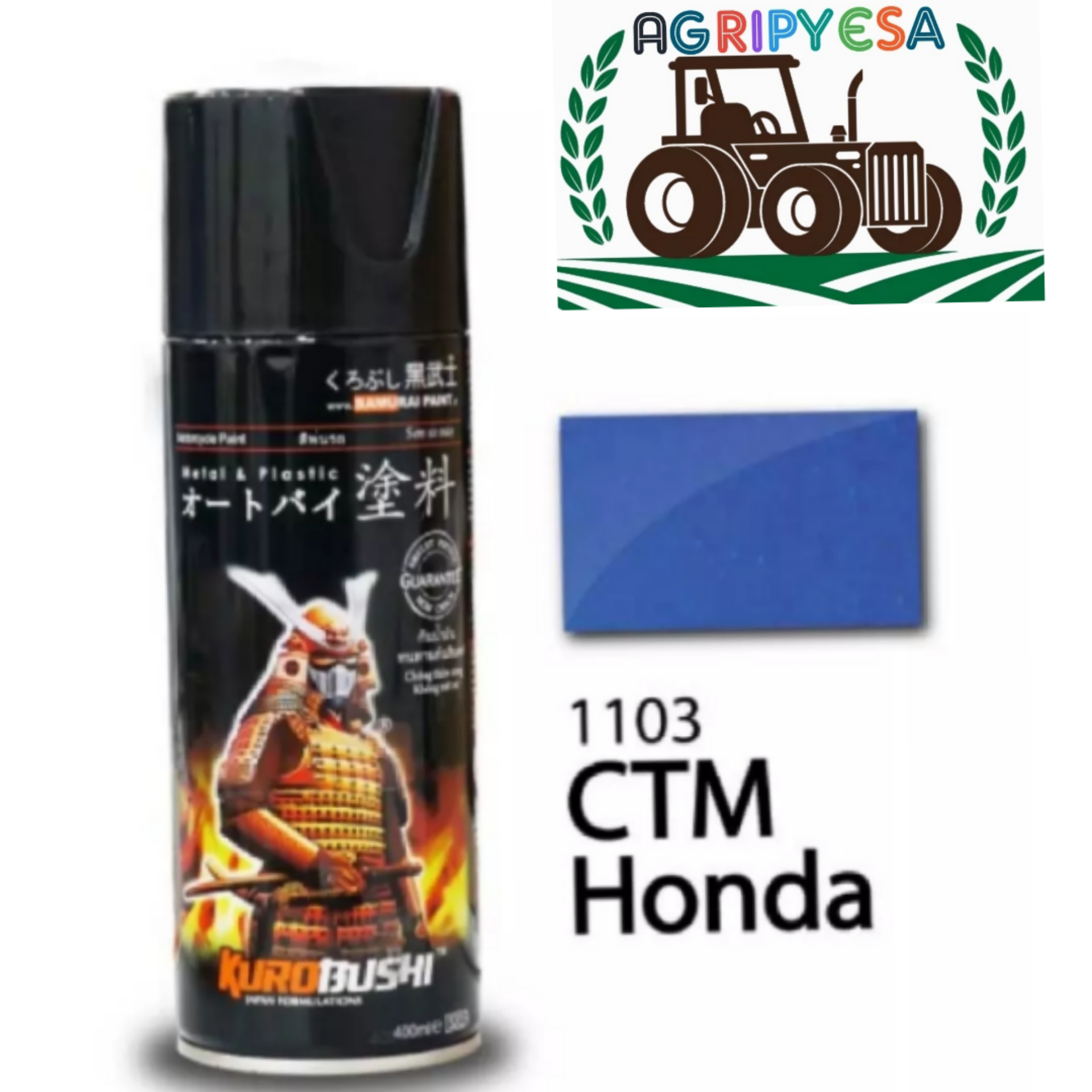 SAMURAI SPRAY PAINT CTM HONDA 1103* ( METALLIC COLORS 400ML) | Lazada PH