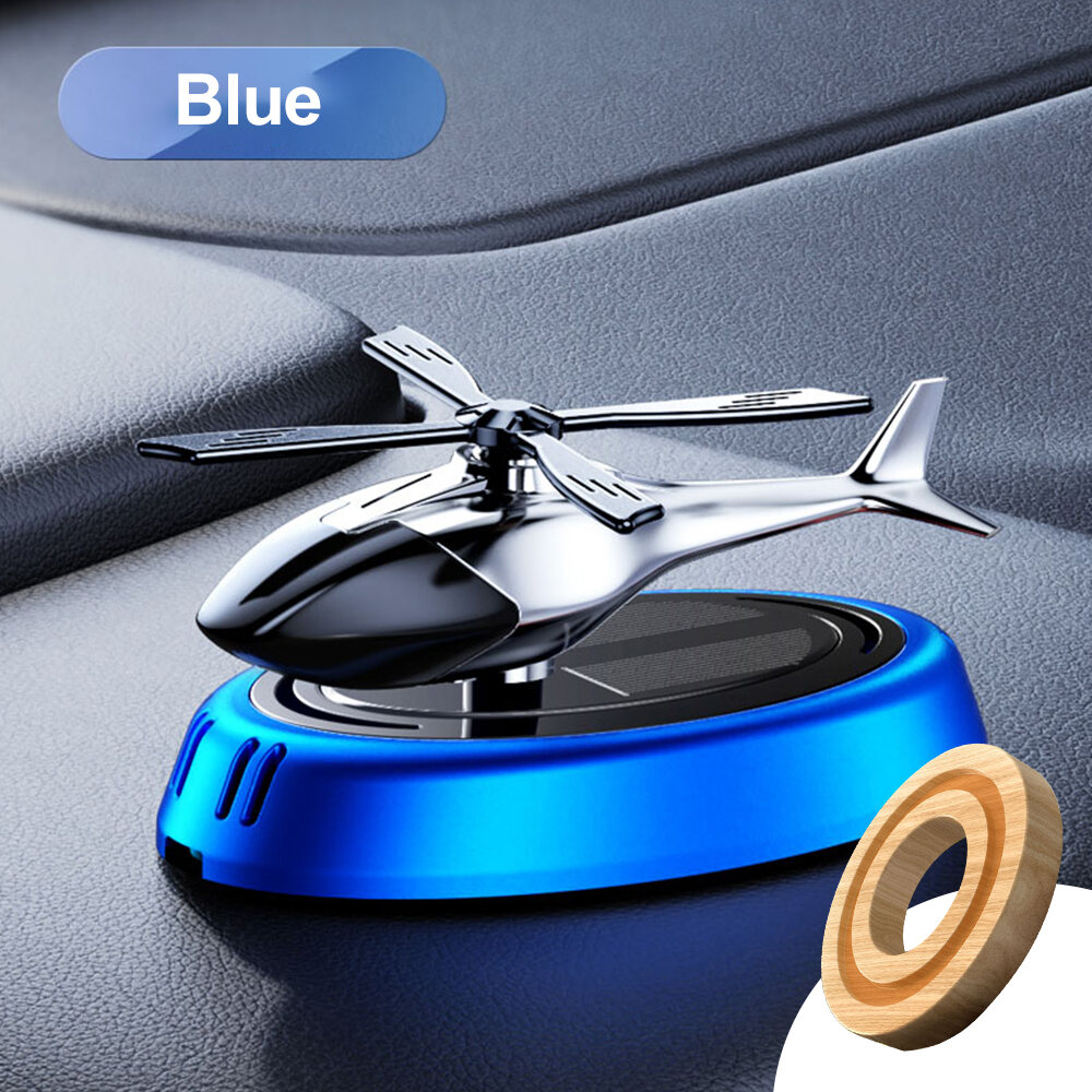 Solar Car Air Freshener Perfume Helicopter Decor Interior Decor Solar ...