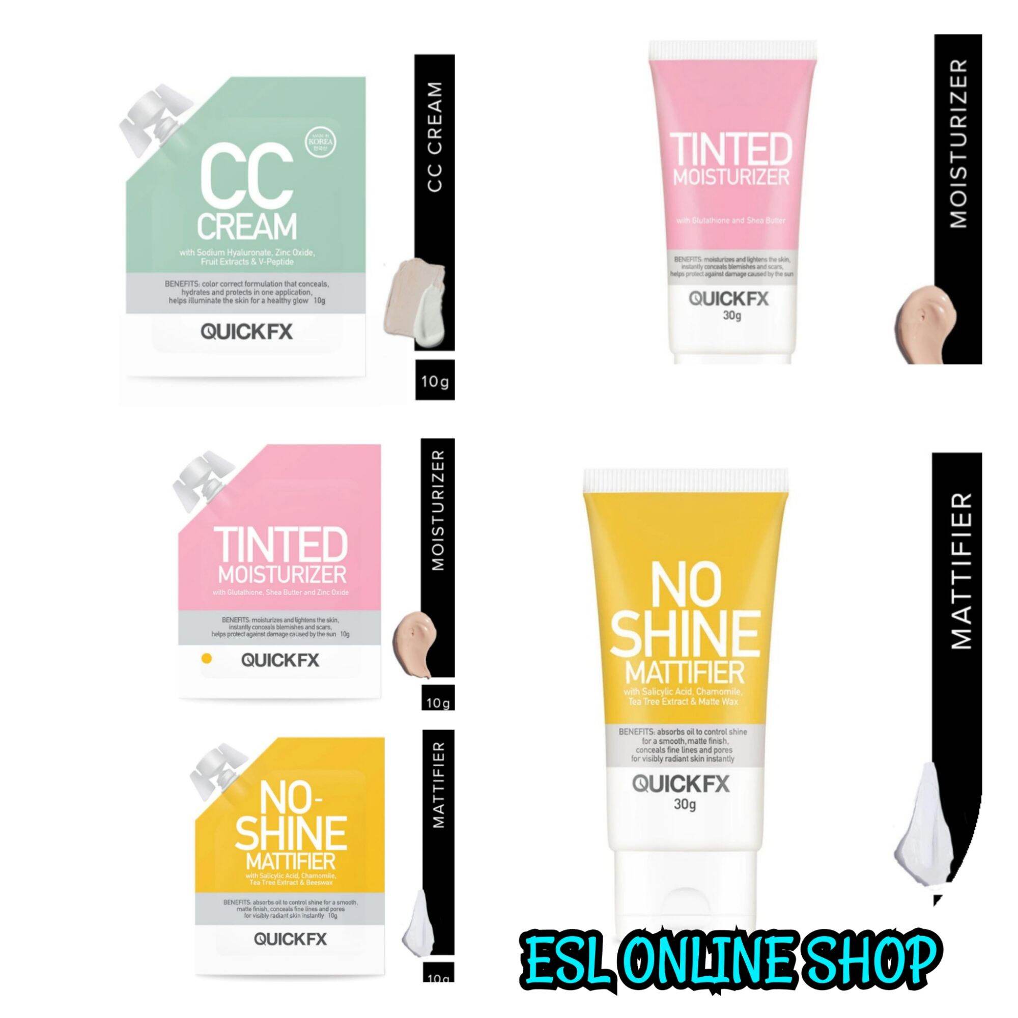 Quickfx CC Cream , Moisturizer , No Shine Mattifier - 10g / 30g | Lazada PH