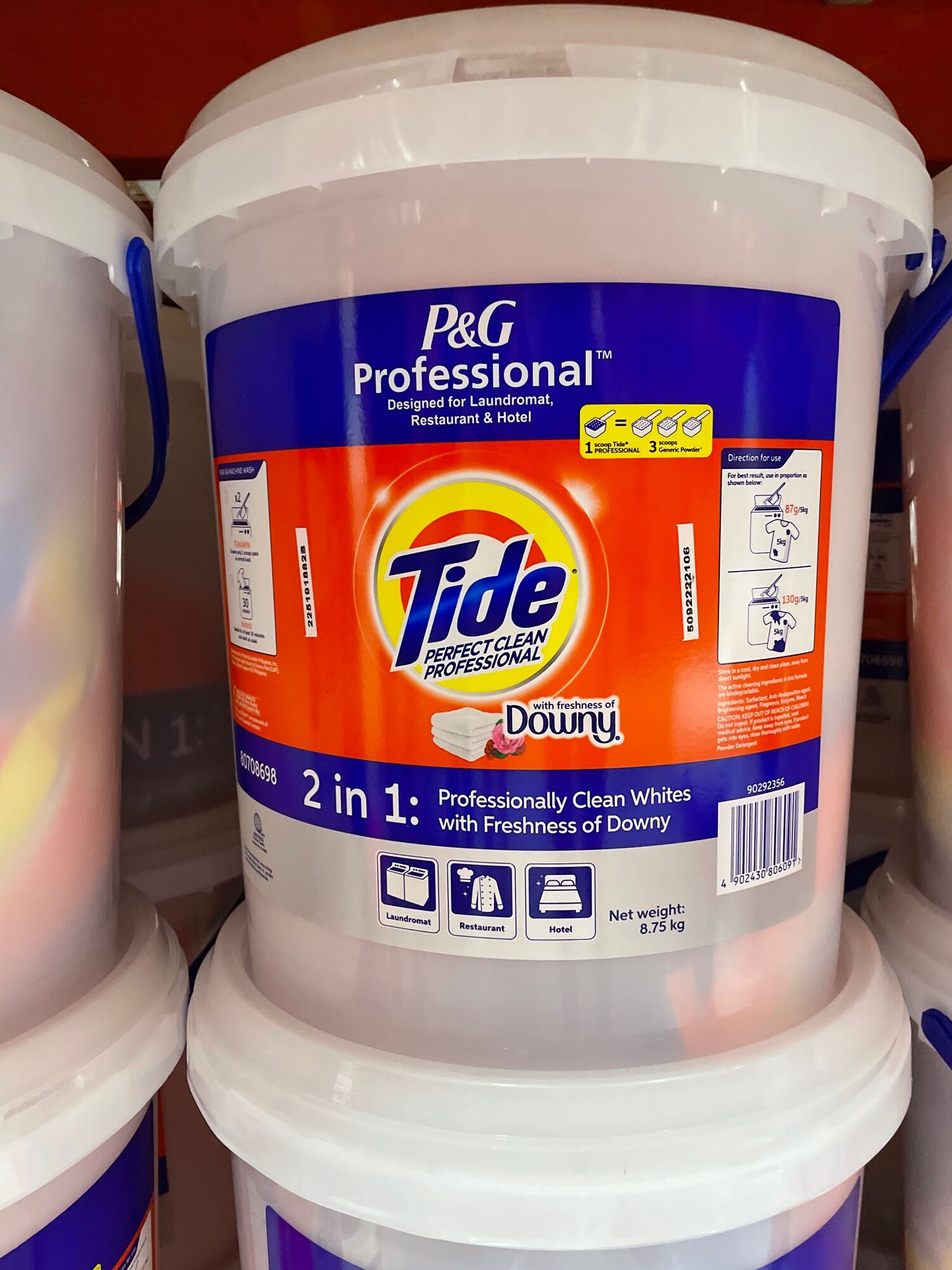 Tide Perfect Clean Professional with Downy Detergent 8.75kgs | Lazada PH