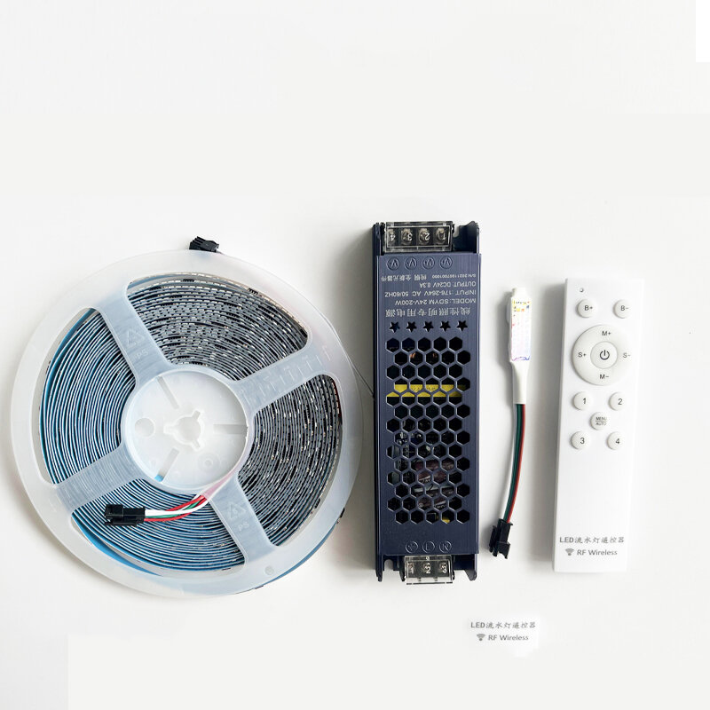 Three-Color Changing Light Chasing Water Light with Embedded Linear ...