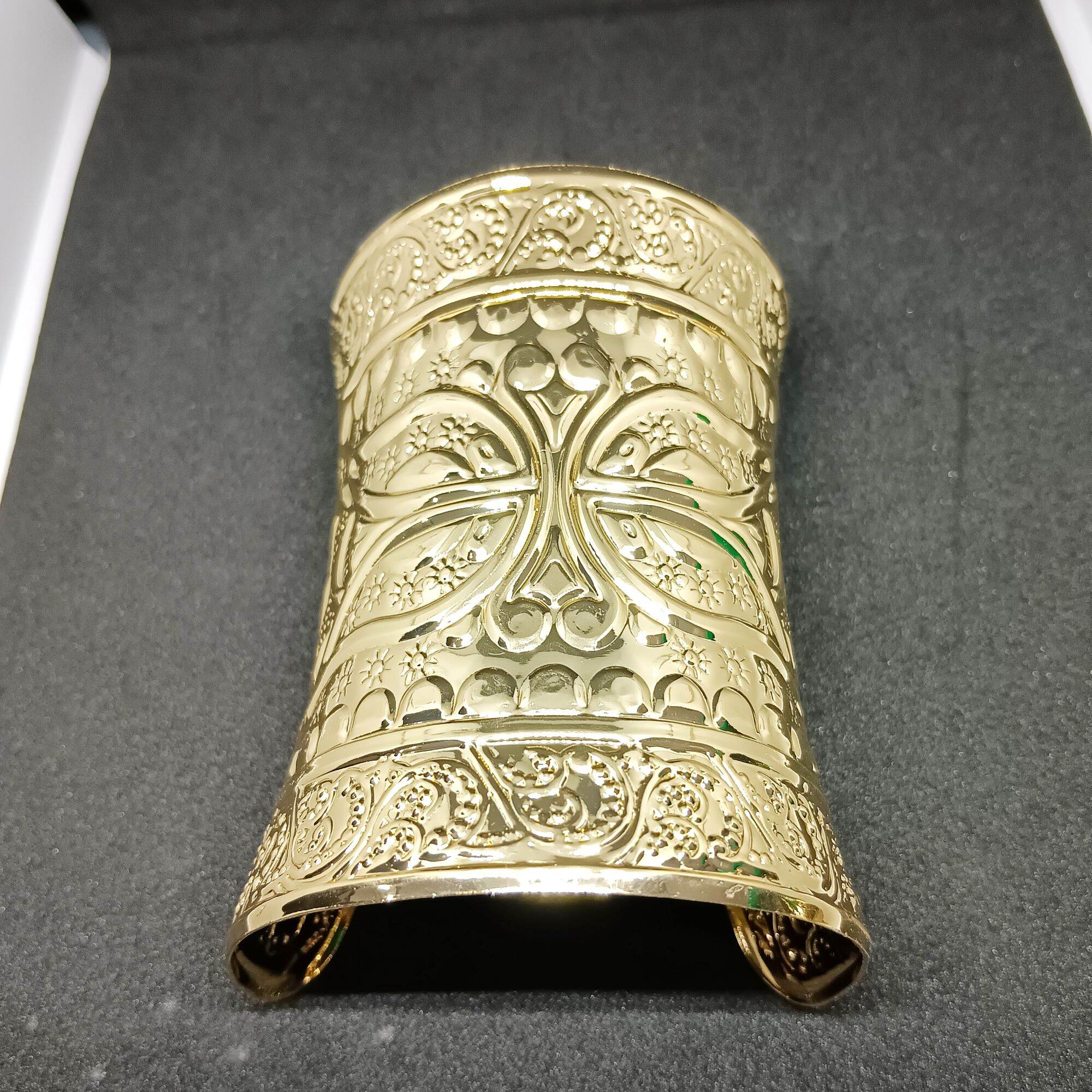 Big/Exaggerated Wide Fashion Gold Bangle Armlet Cuff for Greek God/Roman Goddess/Thailand ...