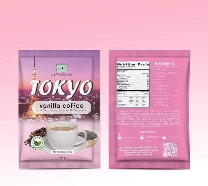 Tokyo Vanilla Cofee with Freebies | Lazada PH