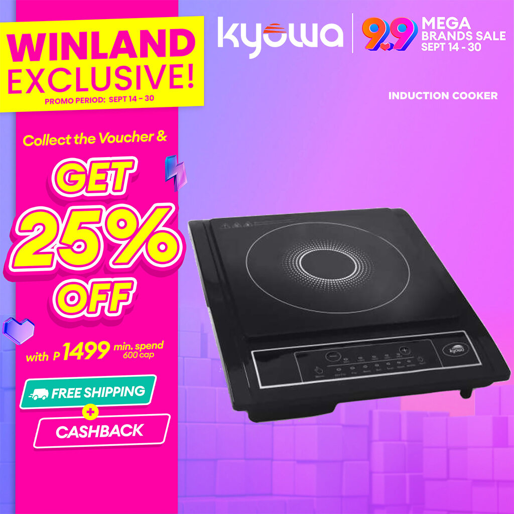KYOWA by Winland KW-3634 Induction Cooker with Pre-Set and Adjustable ...
