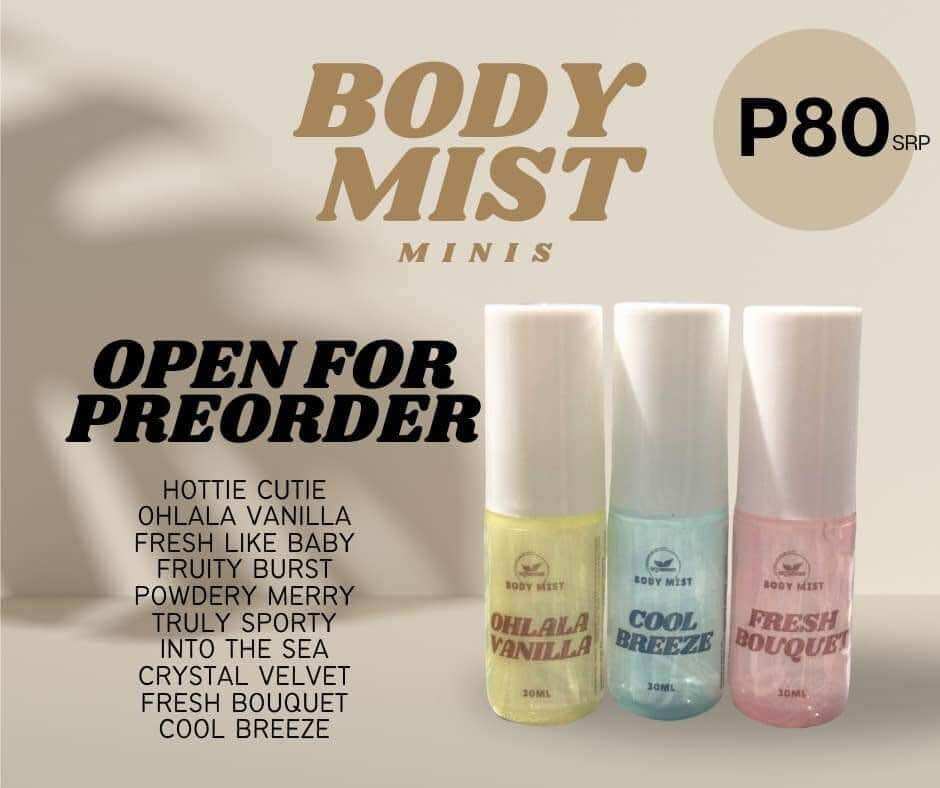 Squeeze Body Mist Mini’s 30ml | Lazada PH