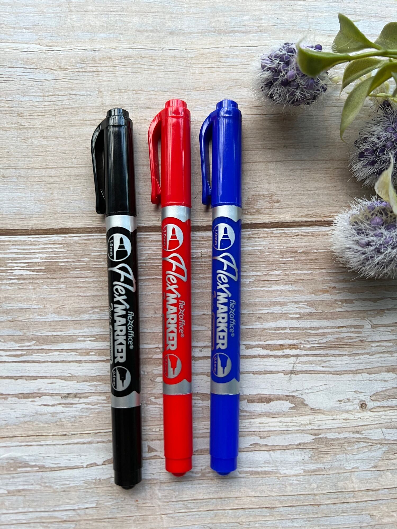 Flexmarker Twin Permanent Marker FO-PM01 ( 1pc) | Lazada PH