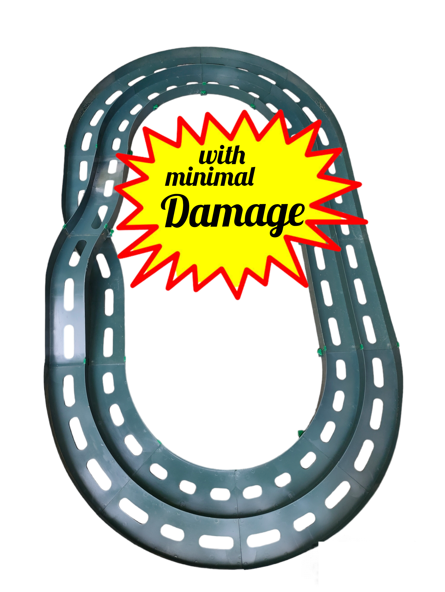 Racing track for tamiya/auldey mini 4wd (2lanes)with minimal damage ...