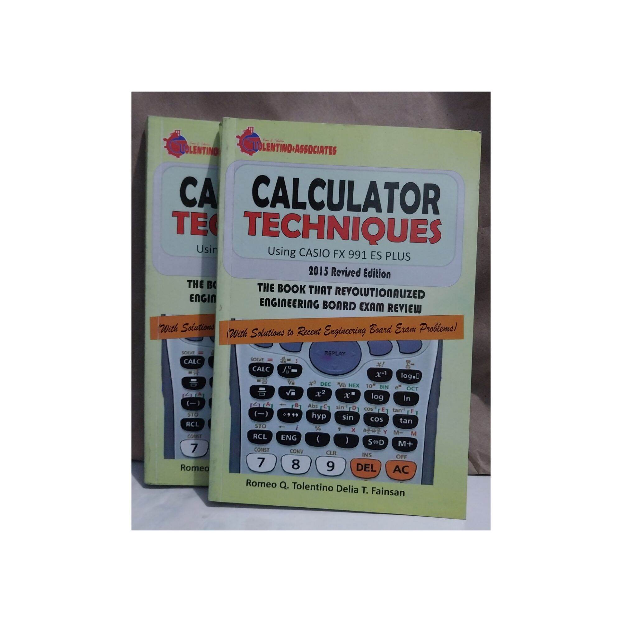Calculator Techniques Using Casio FX 991 E S Plus The Book That Revolutionized Engineering Board ...