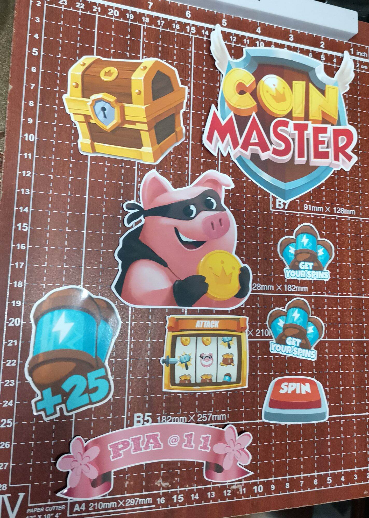 COIN MASTER MOBILE GAME THEME CAKE TOPPER | Lazada PH