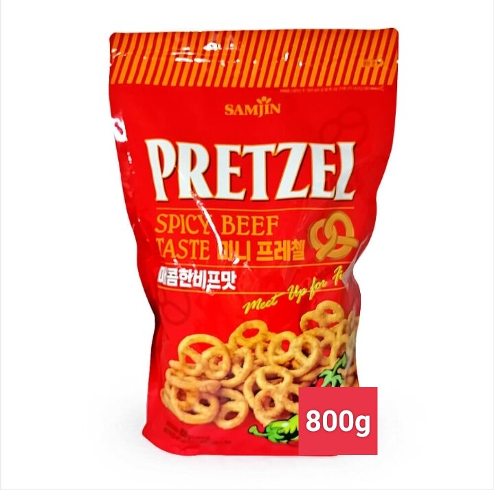 Samjin Spicy Beef Taste Mini Pretzels 800g | Lazada PH