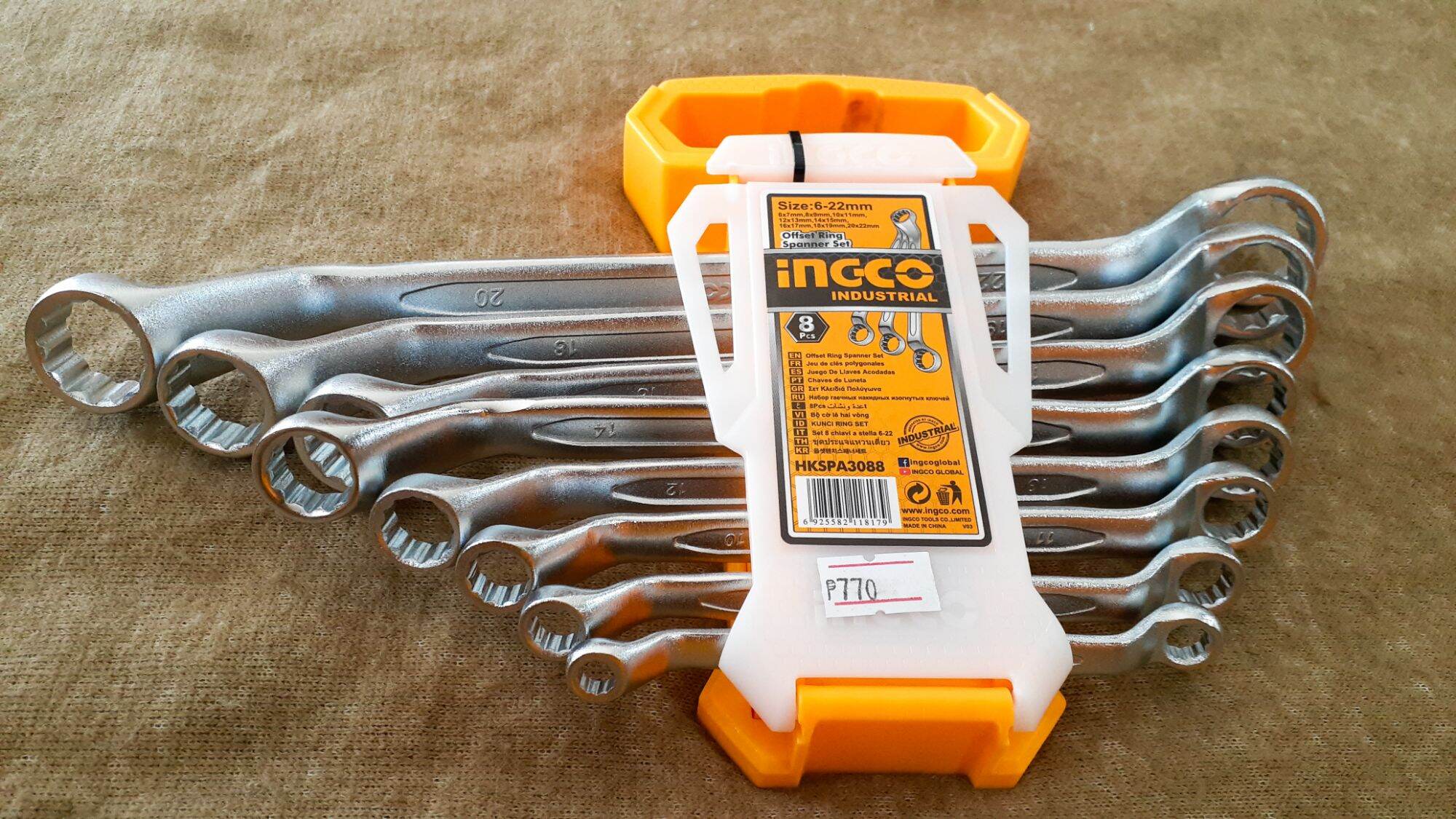 INGCO Offset Ring Spanner Set | Lazada PH
