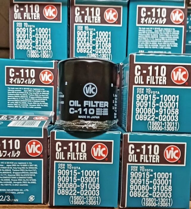 Vic C-110 oil filter for toyota, suzuki multicab | Lazada PH