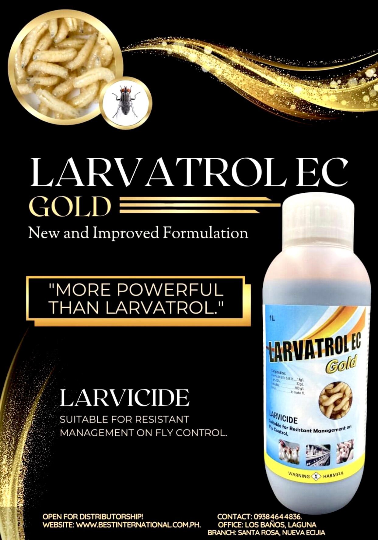New Larvatrol Gold Larvicide for Poultry Pampatay Uod Larva ng Langaw ...