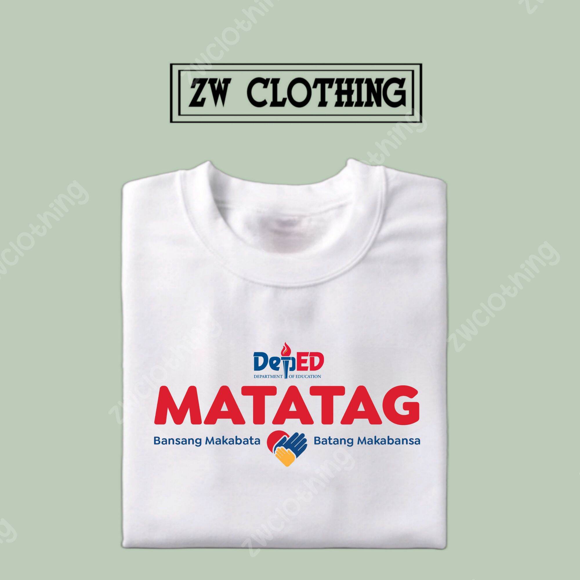 DepEd Matatag Tshirt 2023 Pure Cotton Not Spandex | Lazada PH
