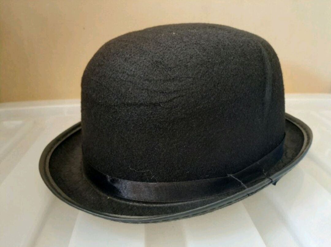 shop : RIZAL / Bowler Black Hat Costume Adult Size | Lazada PH