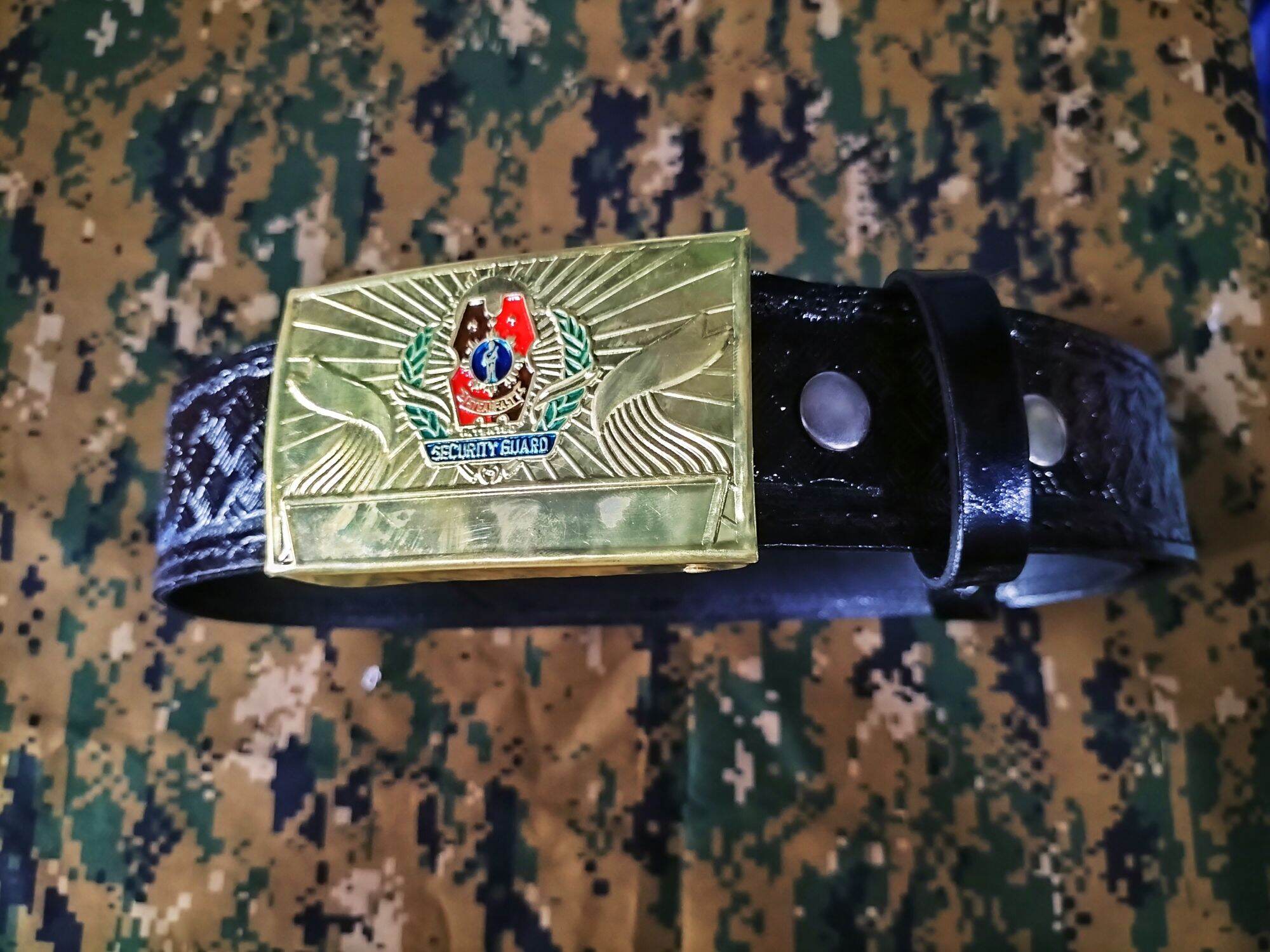 SECURITY GUARD BELT WITH BUCKLES | Lazada PH