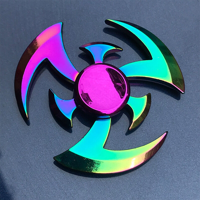 EDC Fidget Spinner Metal Toy Rainbow Spiner R118 Hand Spinner Toys ...