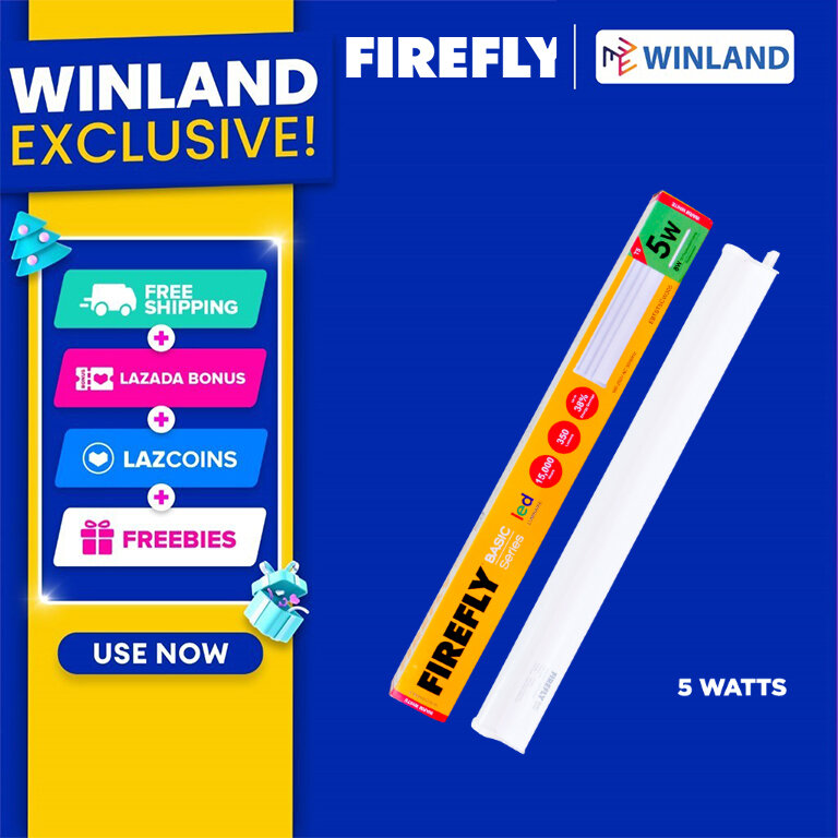 Firefly by Winland Basic Series LED T5 Batten ( 5W / 165-250V ) Cool ...