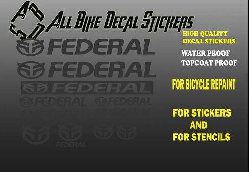 Bicycle FEDERAL Stickers and Stencils | Lazada PH