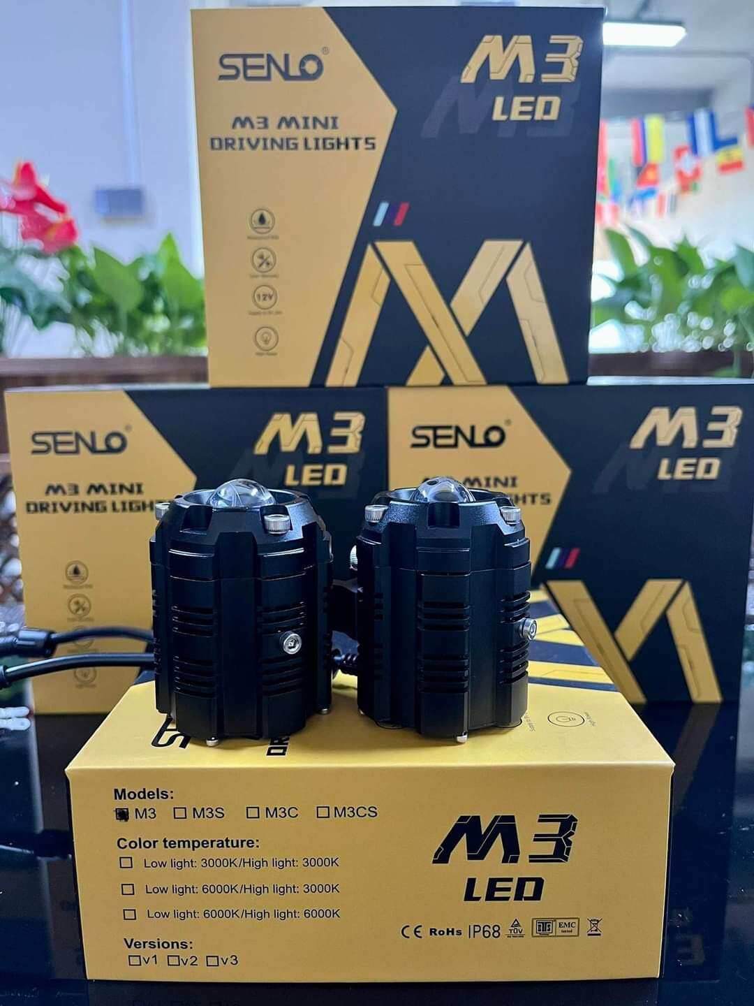 SENLO M3 MINI DRIVING LIGHT V3 | 80 WATTS | 6 MONTHS WARRANTY | Lazada PH
