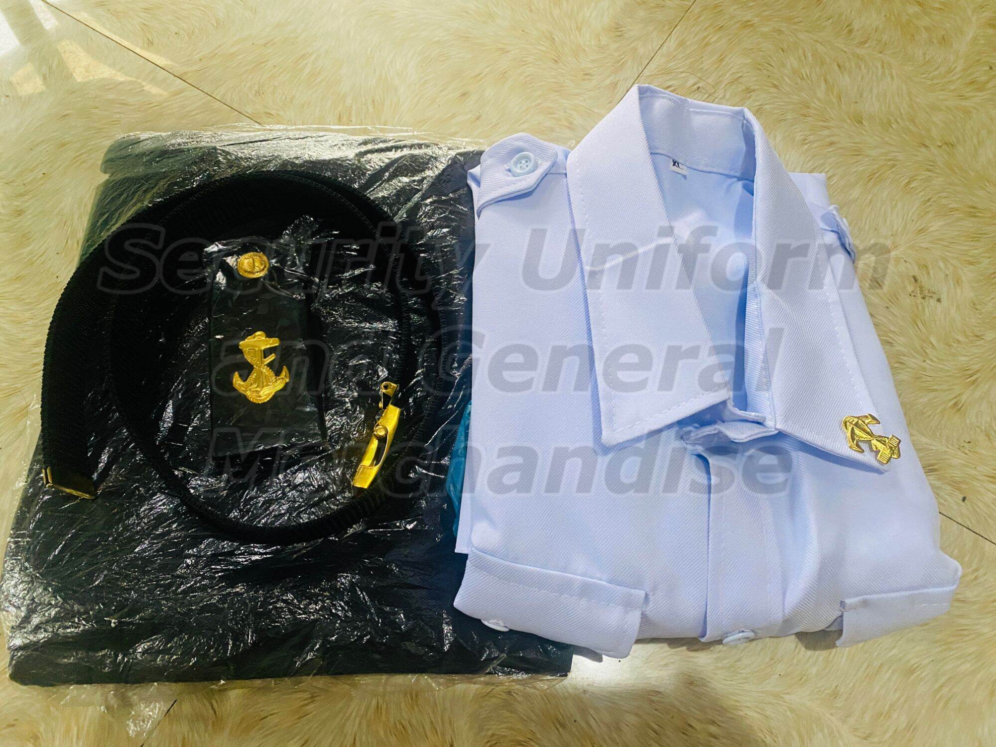 Maritime uniform with garrison belt and shoulder board set | Lazada PH