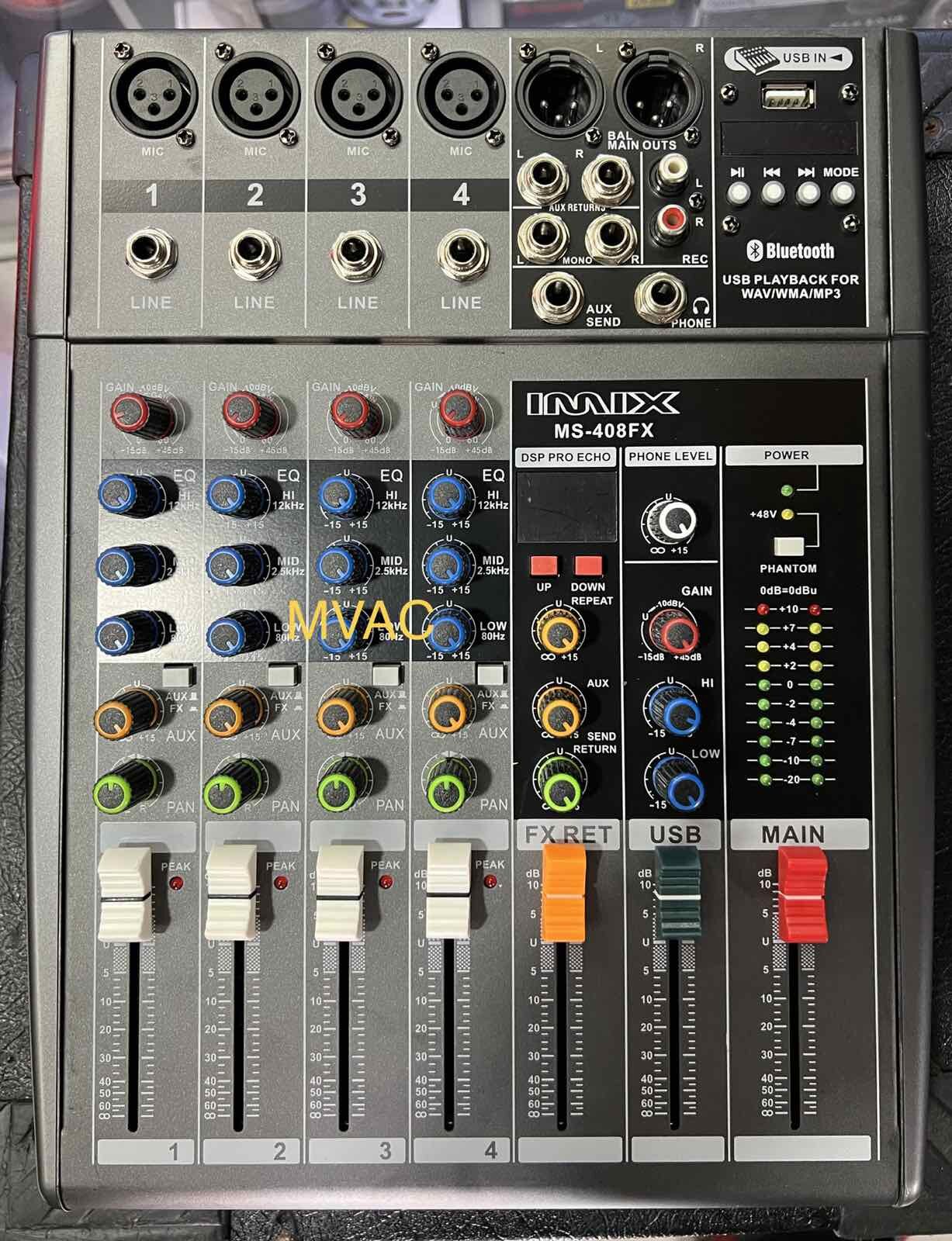 Trident MS-408FX 4 Channel Ultra Slim Mixer | Lazada PH