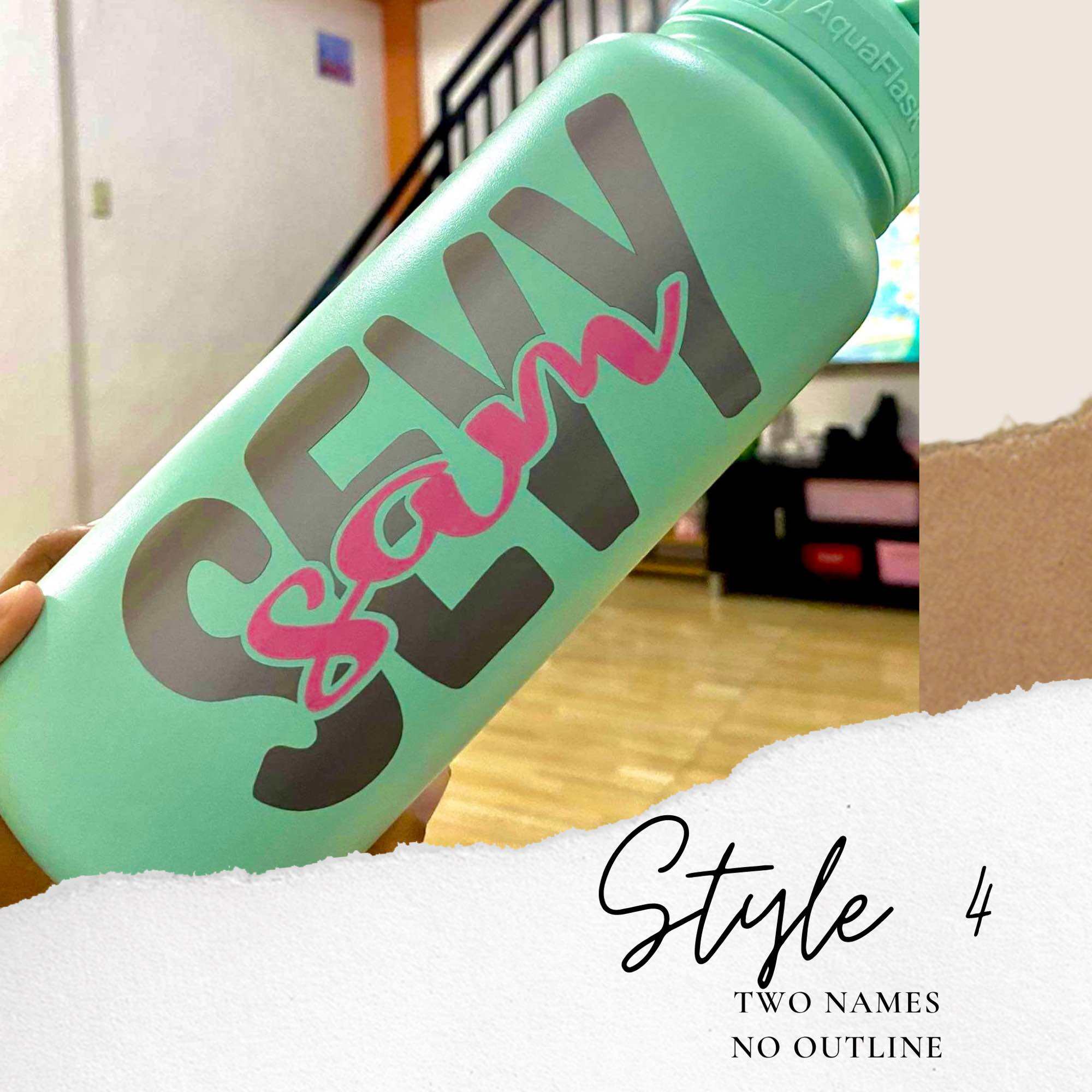 Aquaflask sticker name | Decal sticker | Name sticker | Lazada PH