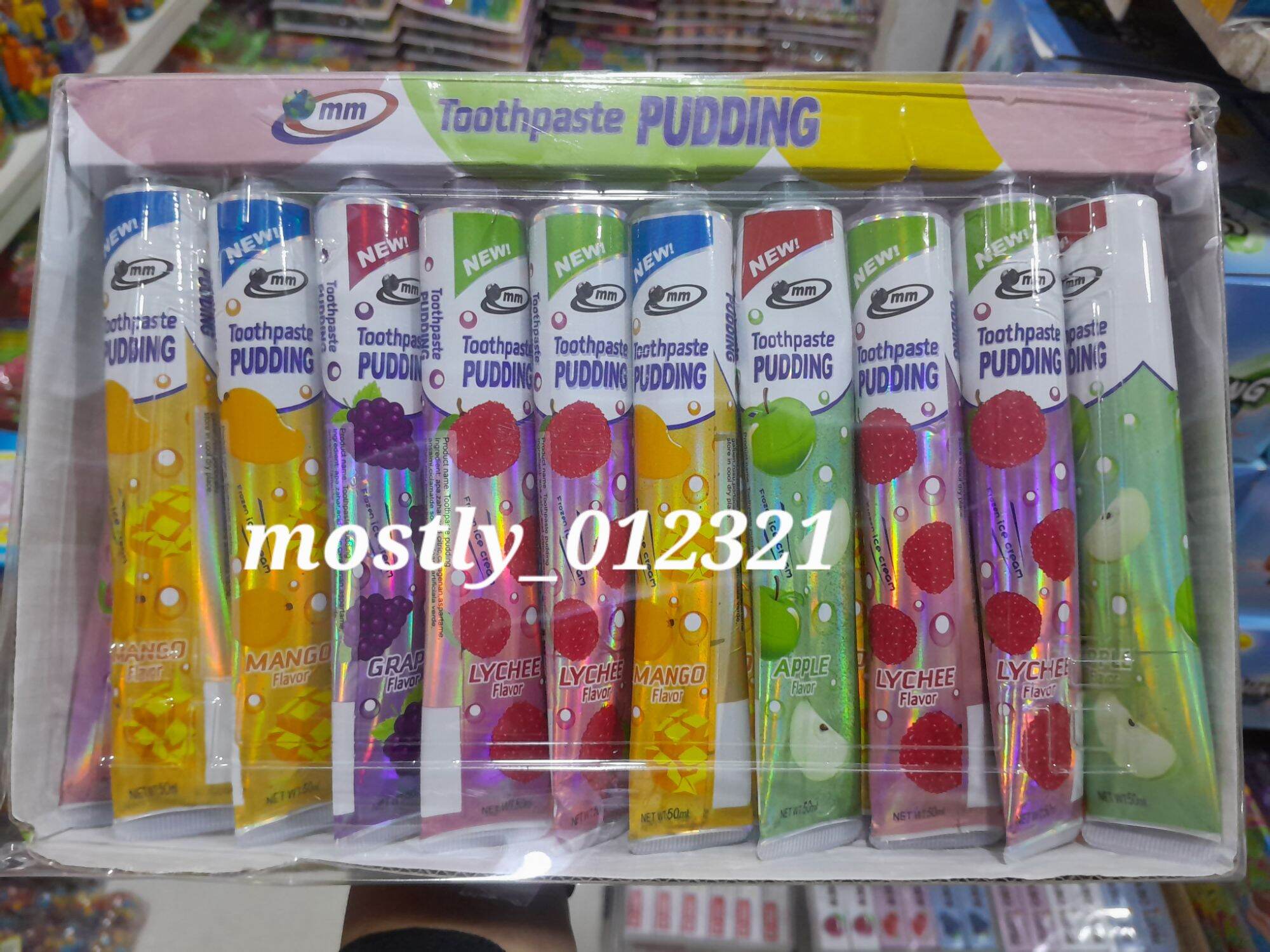 TOOTHPASTE PUDDING CANDY 30'S 4 FLAVORS/PACK | Lazada PH