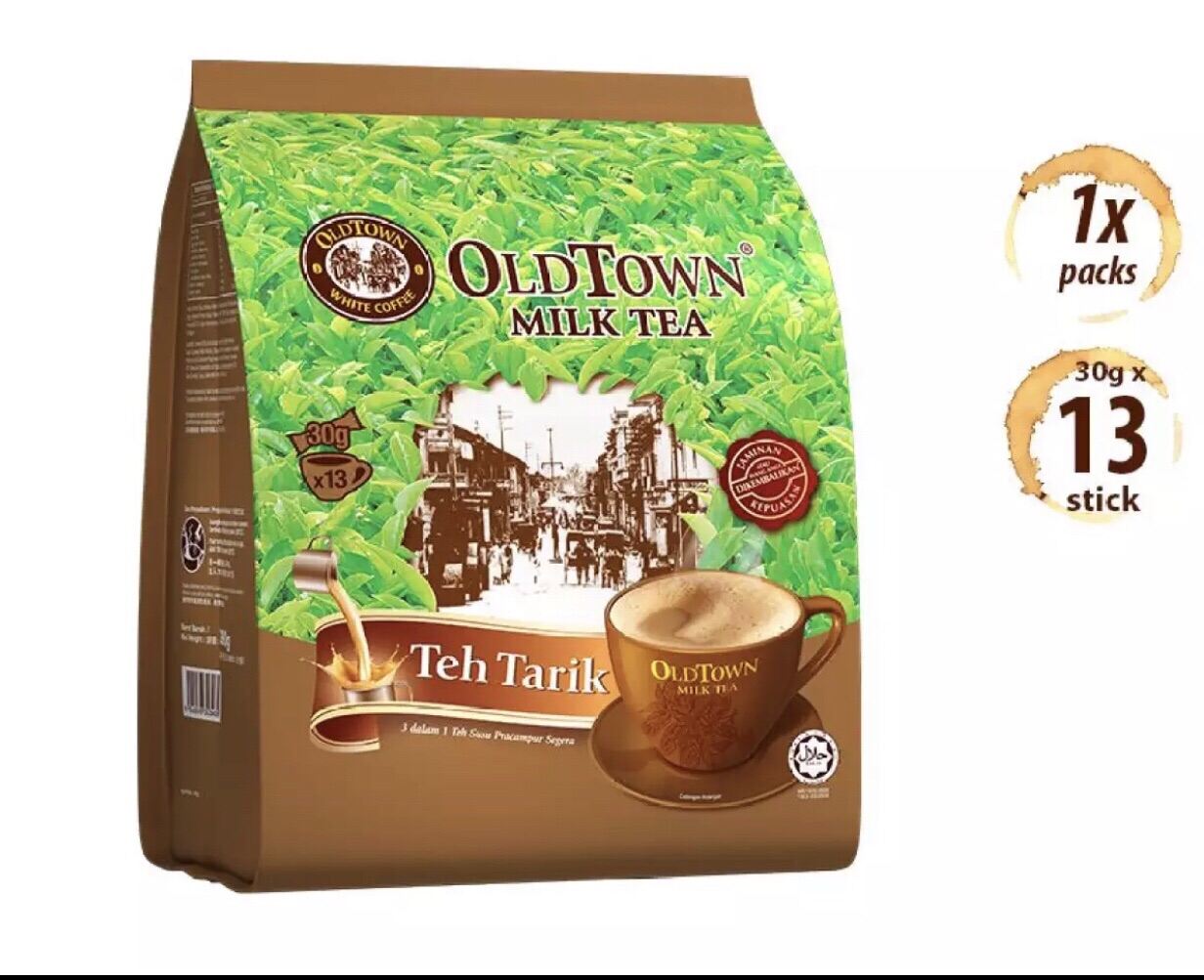 [OLD TOWN] OldTown 3in1 Milk Tea - Teh Tarik (13 sachets X 30g) from ...