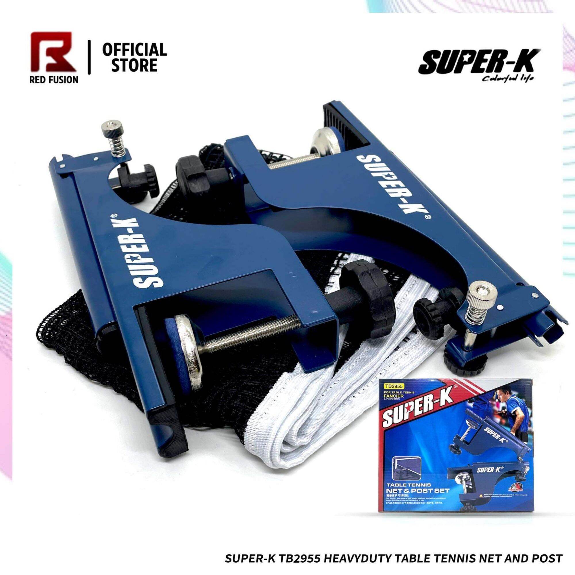 Super-K TB2955 Table Tennis Net and Post Heavy Duty | Lazada PH