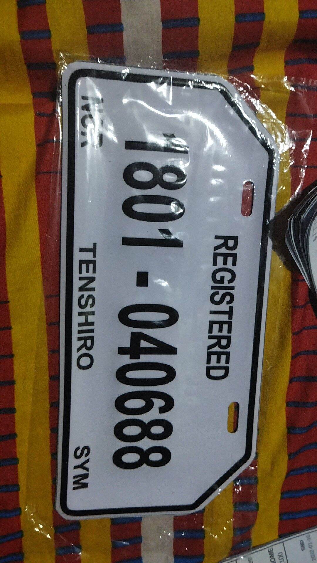 MOTORCYCLE METAL EMBOSSED PLATE | Lazada PH