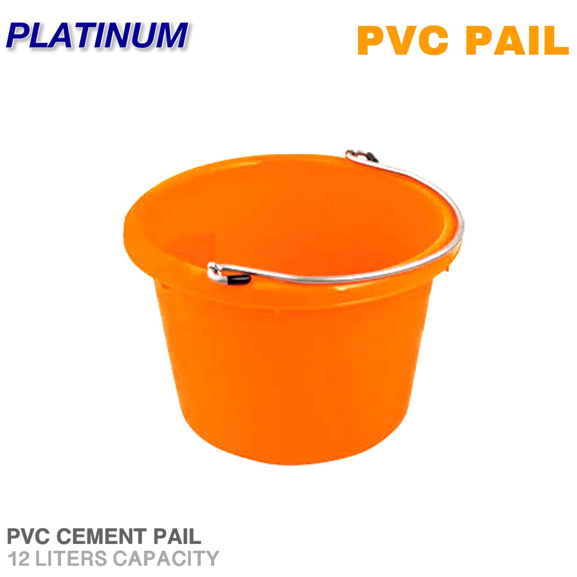 PVC Rubberized Cement Pail #12 | Timba | Construction Pail 12Ltrs ...