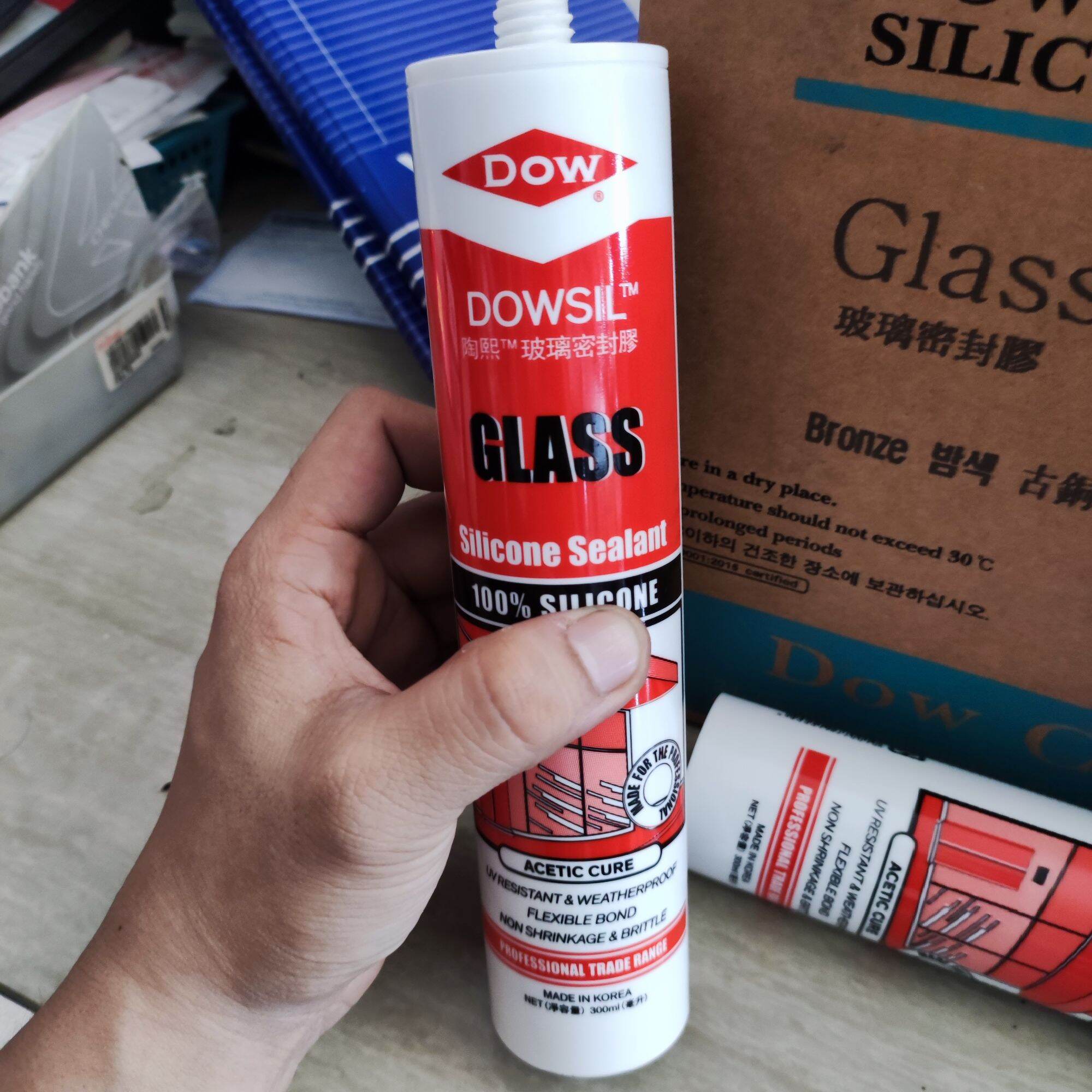Original Korea Dowsil/Galaxy Glass/Gp 100%Silicone Sealant 300/280ML ...