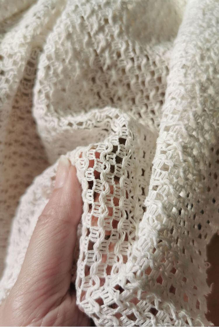 Original Irregular Winding Texture Hollow Perspective Lace Mesh Fabric ...