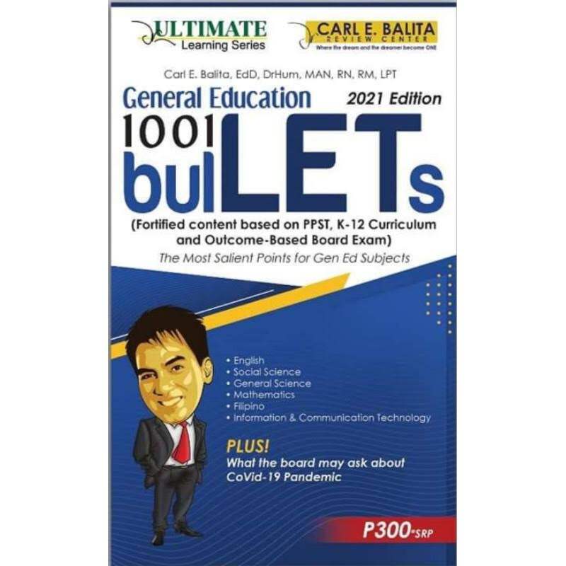 CBRC General Education 1001 bulLETs 2021 Edition | Lazada PH