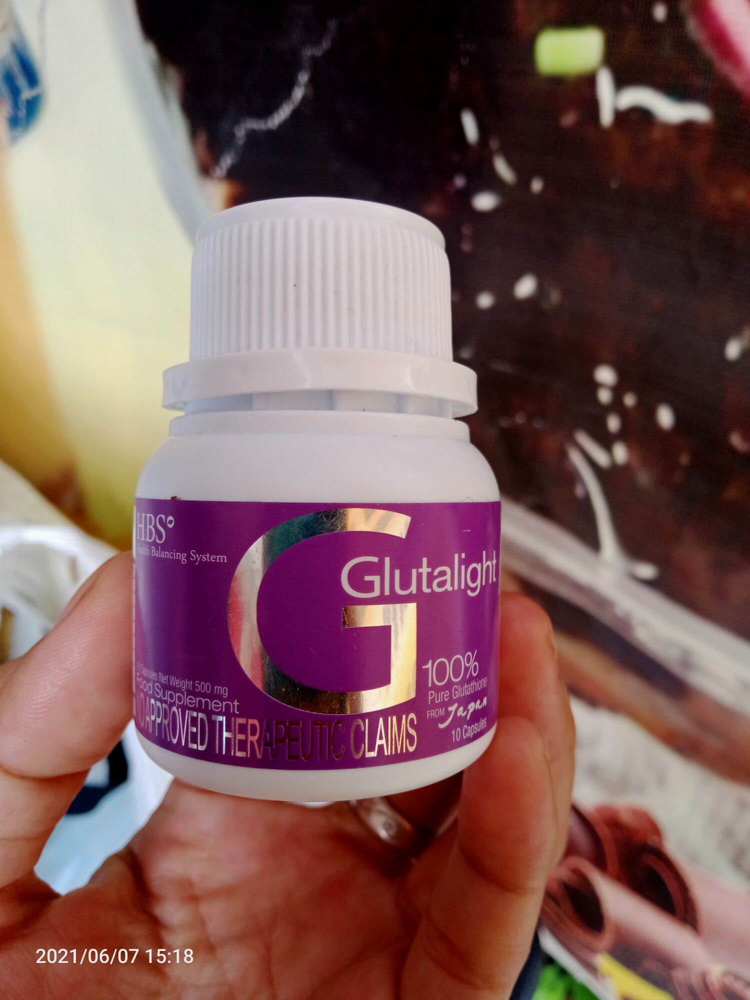 HBS GLUTALIGHT 500mg/capsule 10 capsules/bottle | Lazada PH