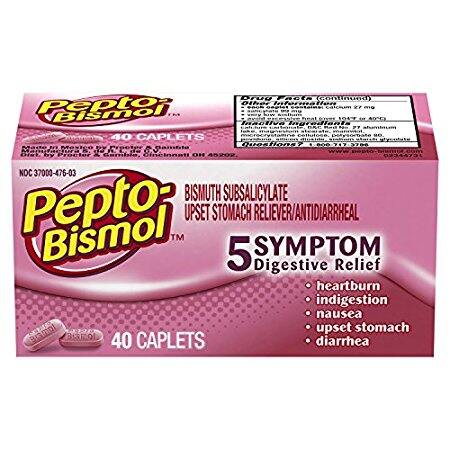 Pepto Bismol Ph | Pepto Bismol, Pepto Bismol, 40 Caplets – EHTN