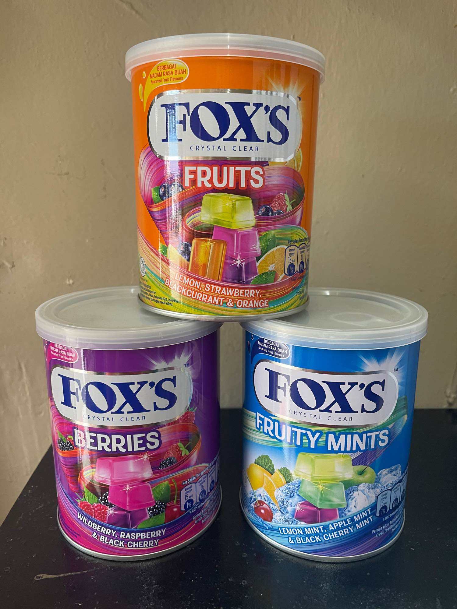 Fox’s Candies, Crystal Clear Fruits Flavored Candies, 180g | Lazada PH