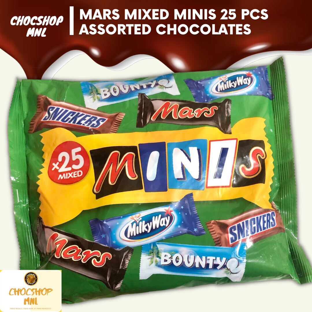 Mars MINIS Assorted Chocolate 500G EXPIRY: JULY 2023 | Lazada PH