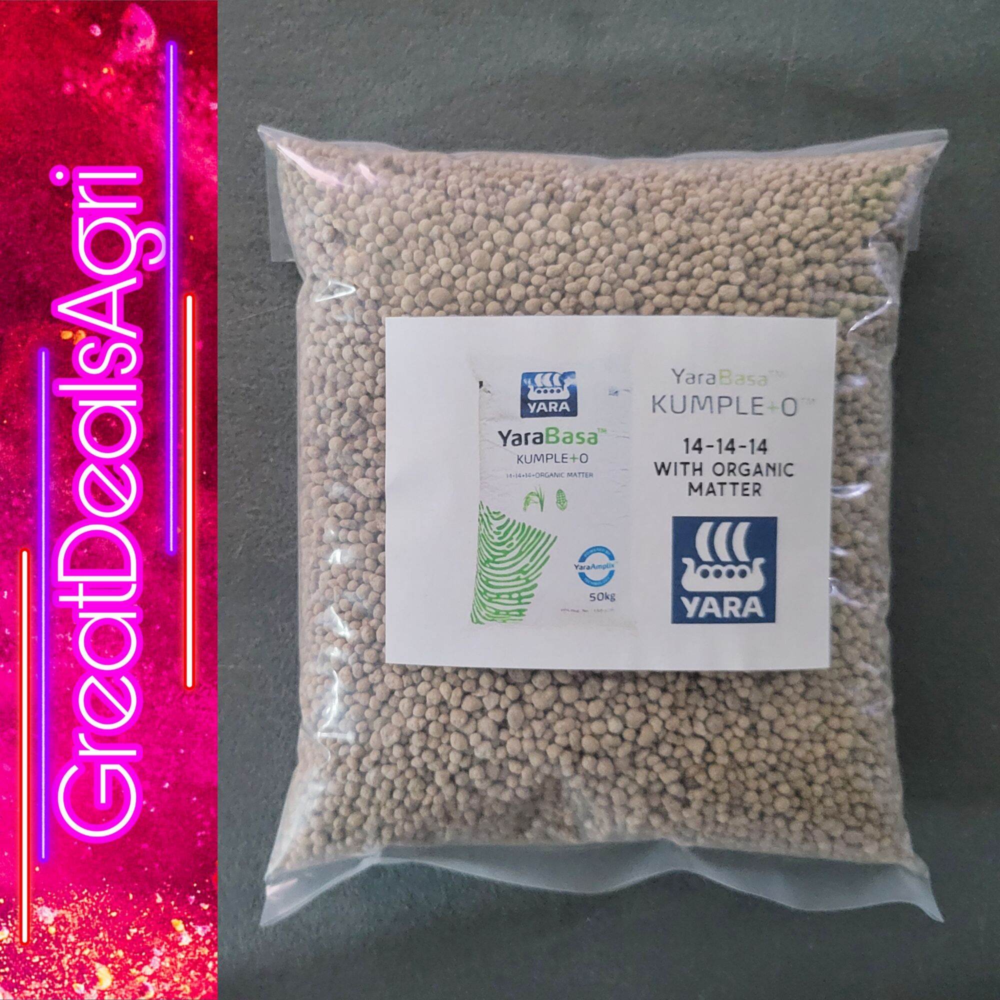 YaraBasa 14-14-14 KUMPLE+O with Organic Matter (1 Kilo Pack) | Lazada PH