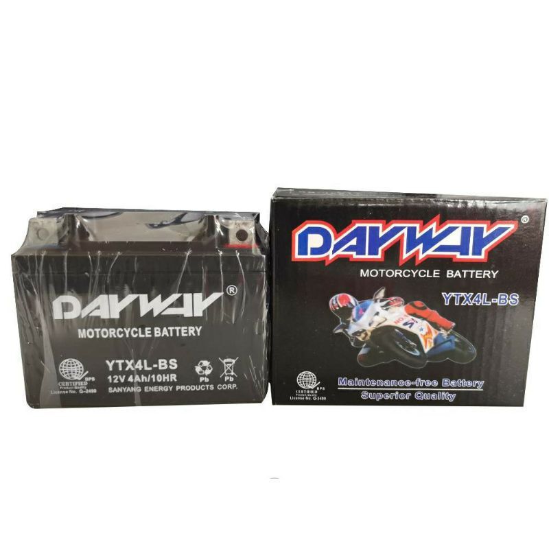 YTX 4L Motorcycle Dayway Battery | Lazada PH