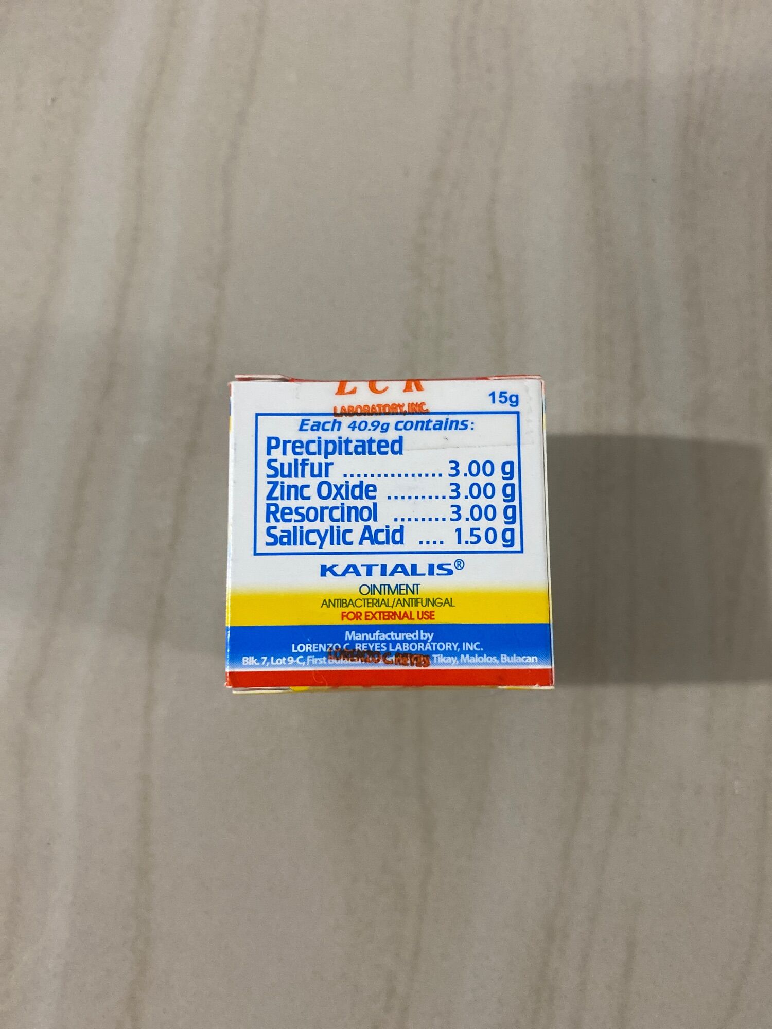 Katialis Ointment 15g antibacterial Antifungal | Lazada PH