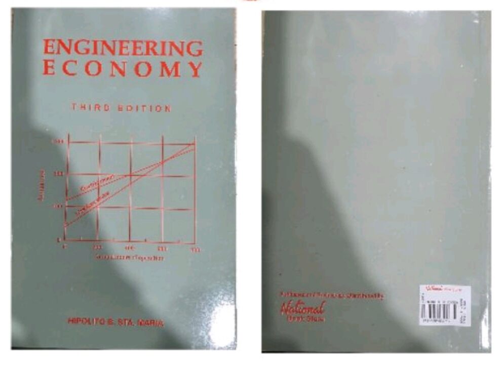 Engineering Economy(3rd edition) b hipolito b sta maria 📚📙📘📗 | Lazada PH
